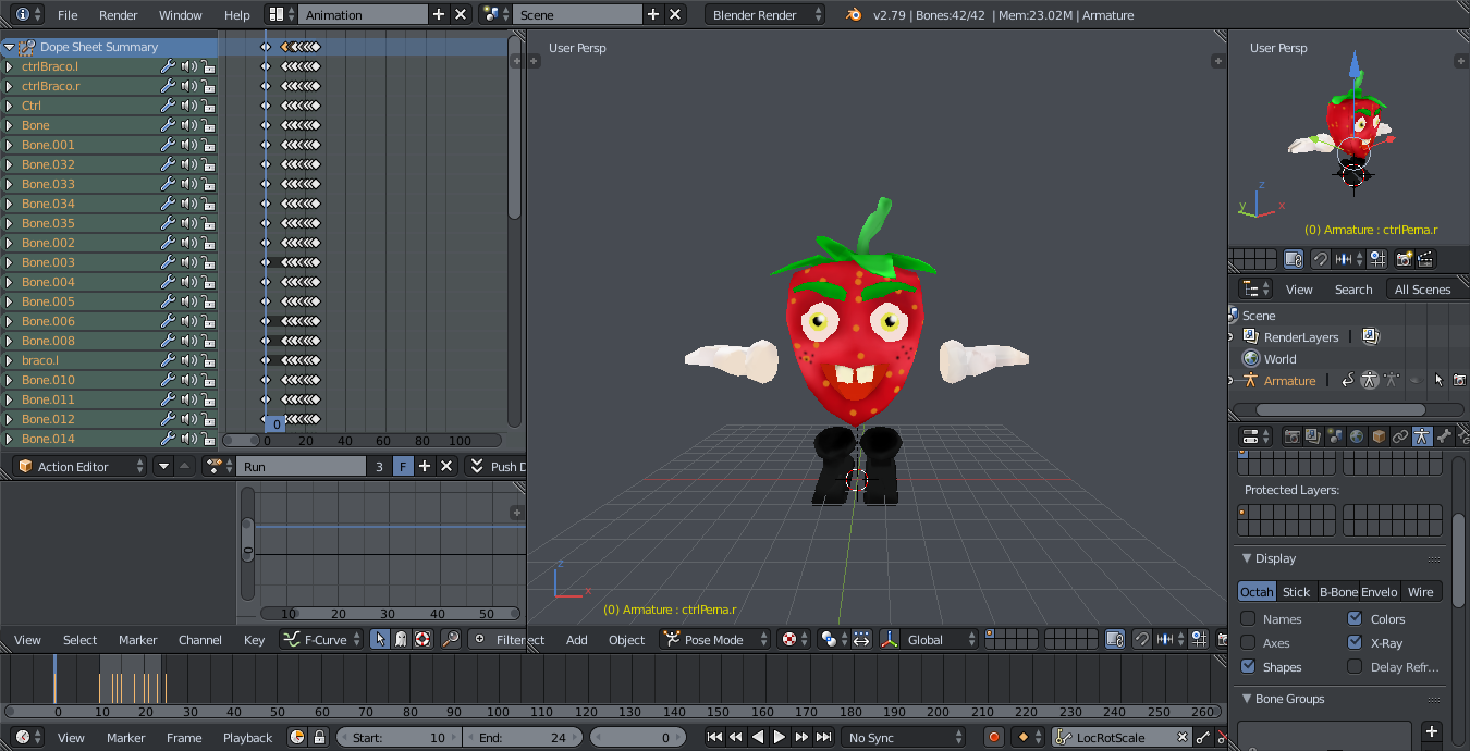 Strawberry Free 3D Model - .blend .obj .fbx - Free3D
