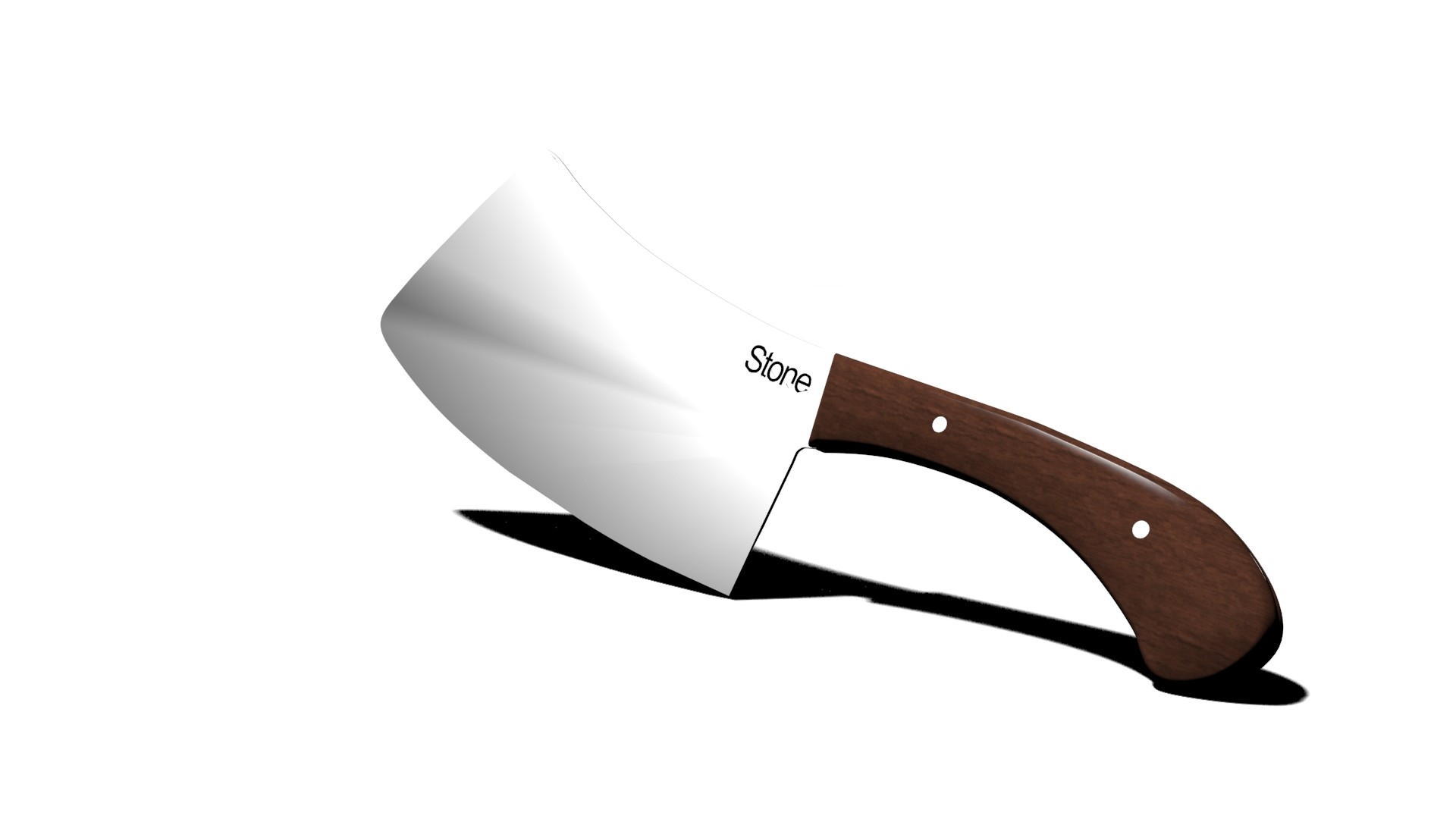 Cleaver, big knife Free 3D Model - .obj .fbx .max - Free3D