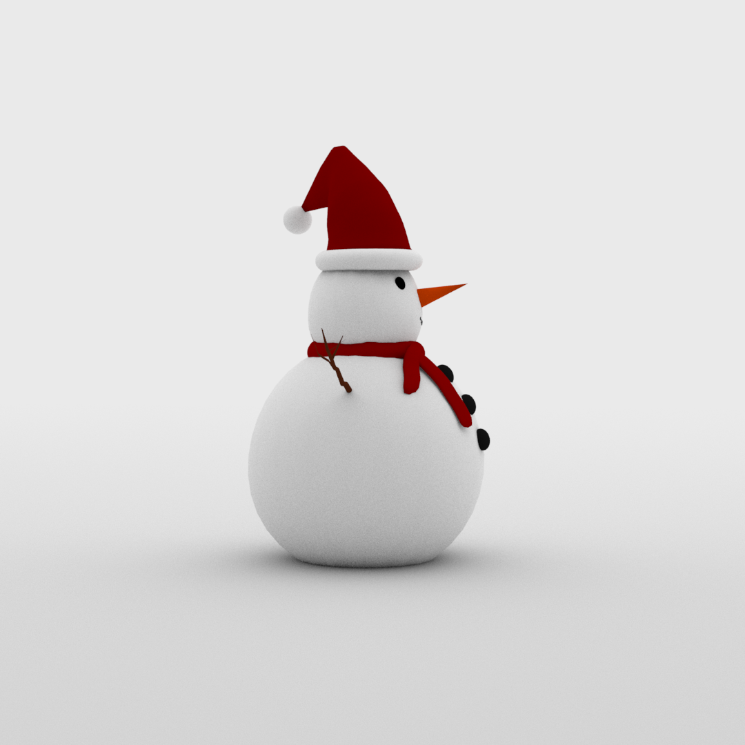 Snowman Free 3D Model - .ma .obj .fbx - Free3D