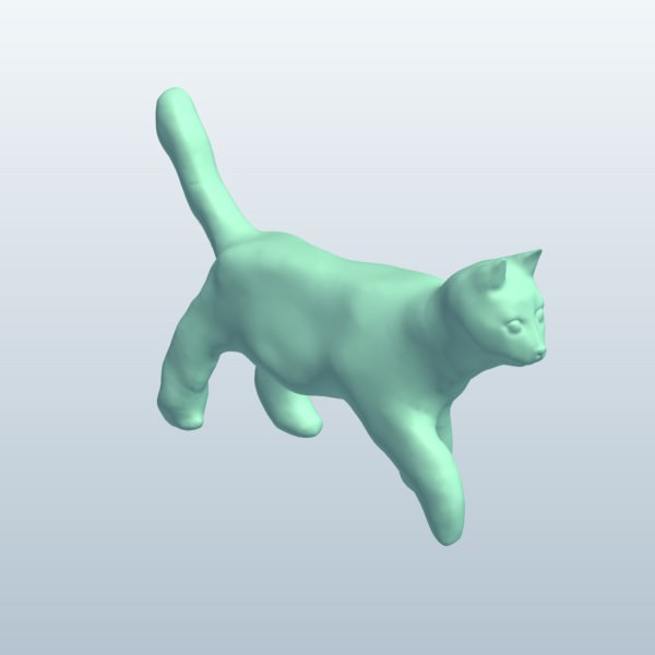 Cat V3 Free 3D Model - .obj .stl - Free3D