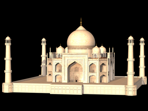 Taj Mahal Free 3D Model - .3ds .obj .c4d - Free3D