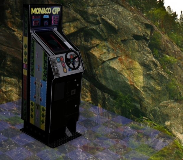 Monaco GP (thin Cabinent) - Upright Arcade Machine Modelo 3D gratis ...