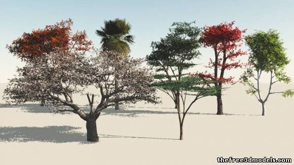 Trees 2 Free 3D Model - .3ds .sldprt - Free3D