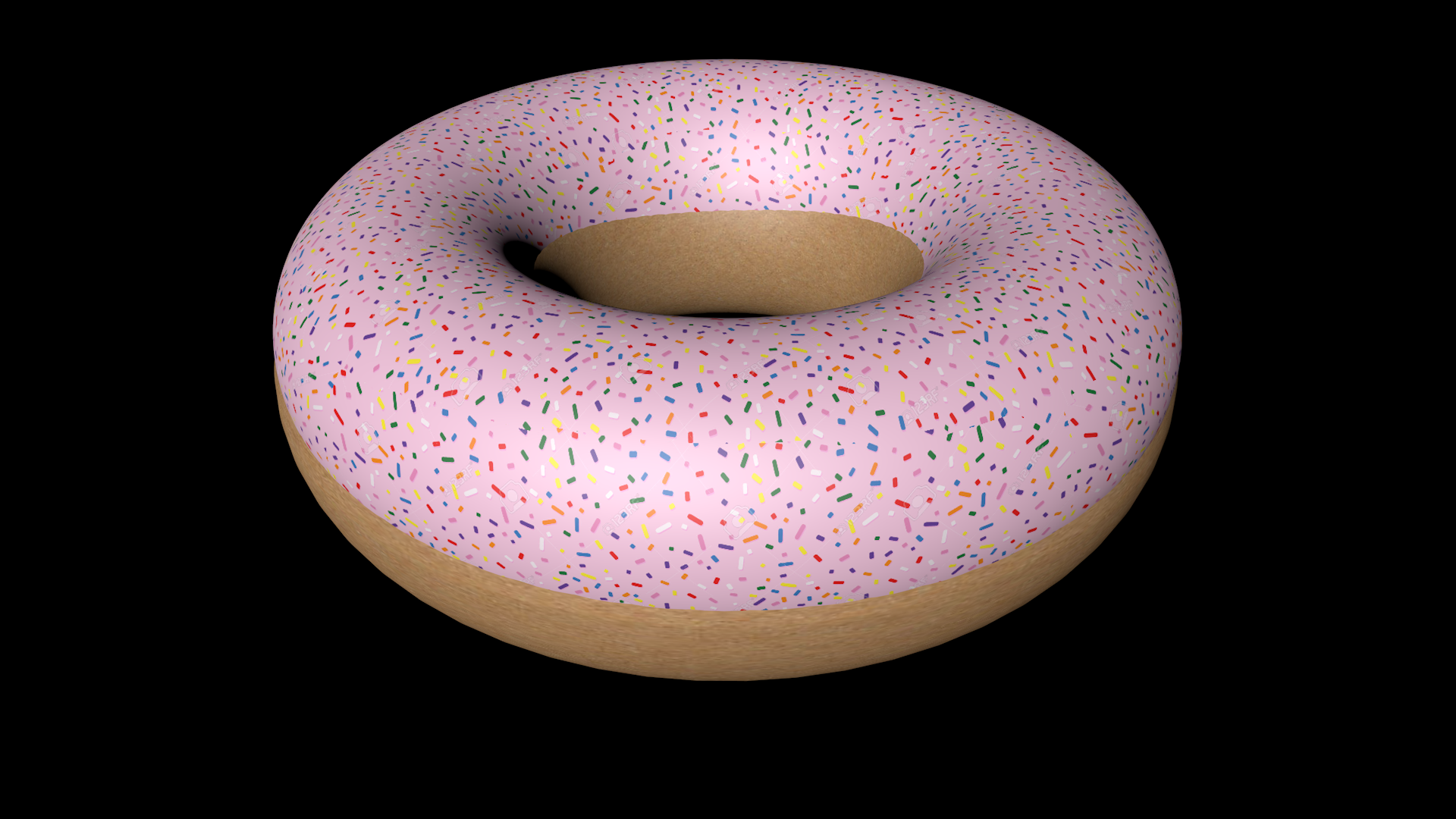 Donut Free 3D Model - .obj .c4d - Free3D