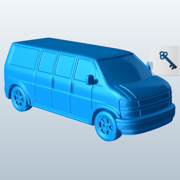 Coonversion Van v1 Free 3D Model - .obj .stl - Free3D