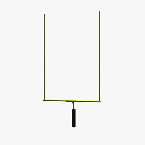 Football Goalpost v1 Free 3D Model - .obj .stl - Free3D