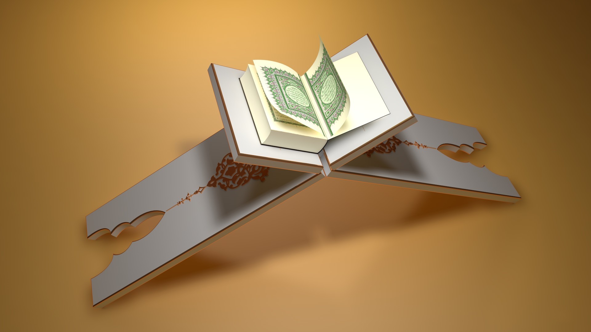 Quran Free 3D Model - .c4d .3ds .fbx .obj - Free3D