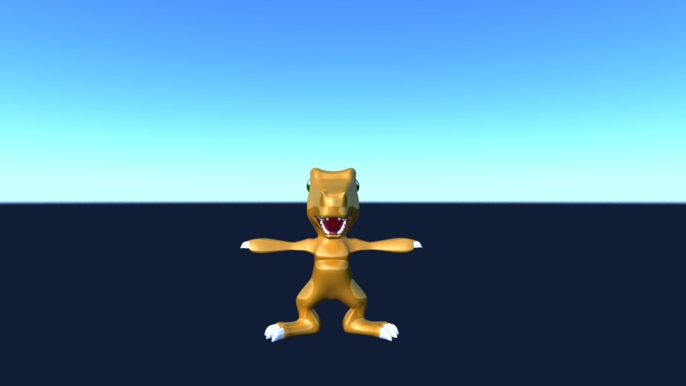 Agumon Free 3D Model - .ma - Free3D