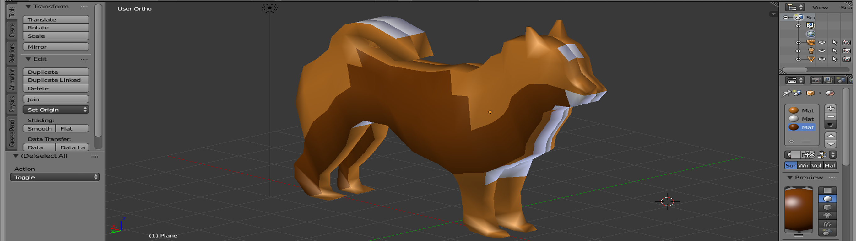 LowPoly Shiba inu Free 3D Model - .blender - Free3D