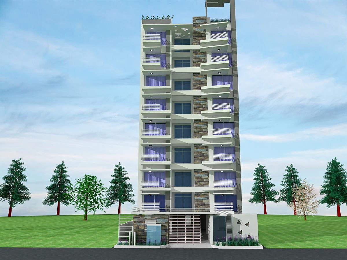 High rise building Free 3D Model - .max - Free3D