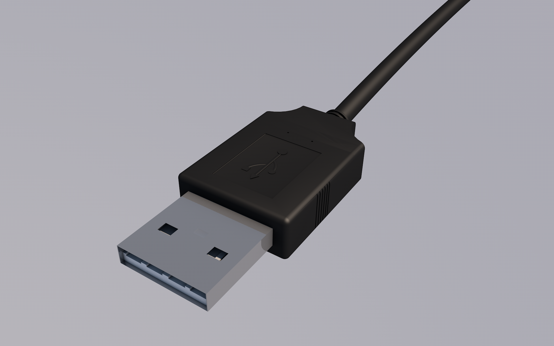 USB Cable Free 3D Model - .obj .c4d - Free3D