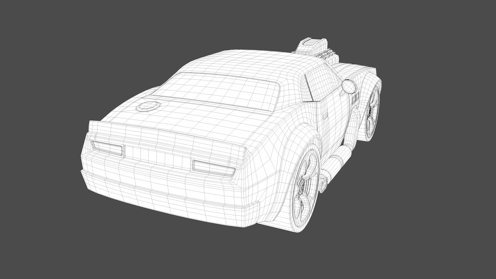 Muscle car Free 3D Model - .fbx .obj - Free3D