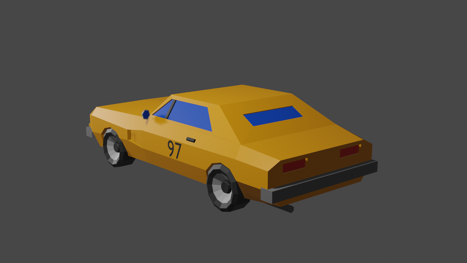 Low poly dodge Free 3D Model - .blend .fbx - Free3D