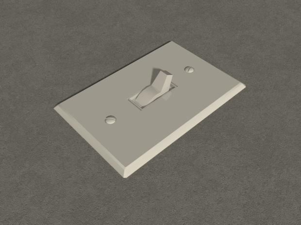 Light Switch Free 3D Model - .obj - Free3D