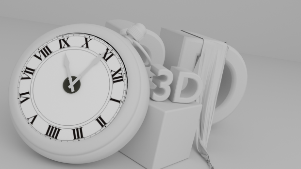 Clock Free 3D Model - .obj .blend - Free3D