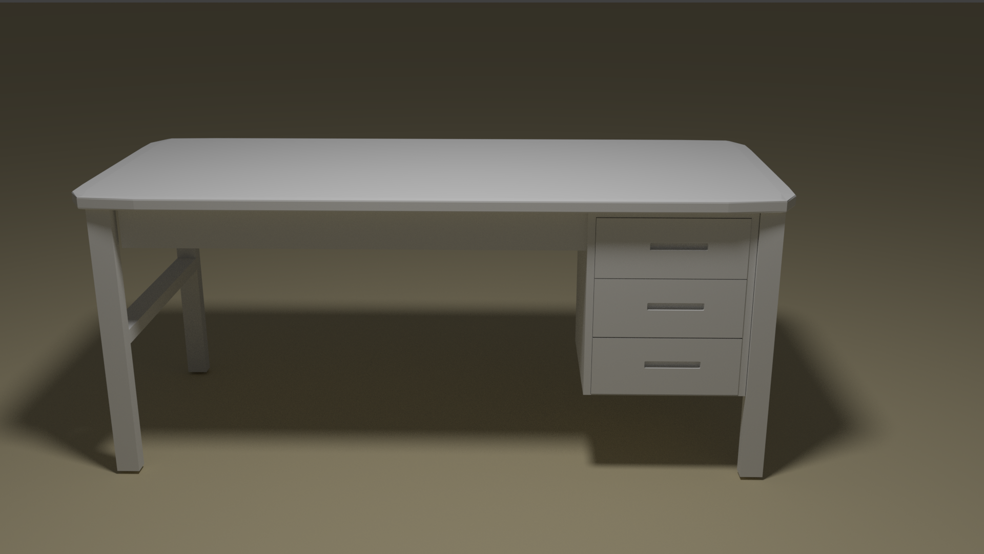 Desk Free 3D Model - .obj .fbx - Free3D