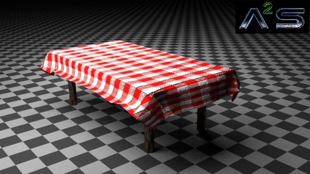 Tablecloth with table Free 3D Model - .3ds .obj .blend .mtl - Free3D