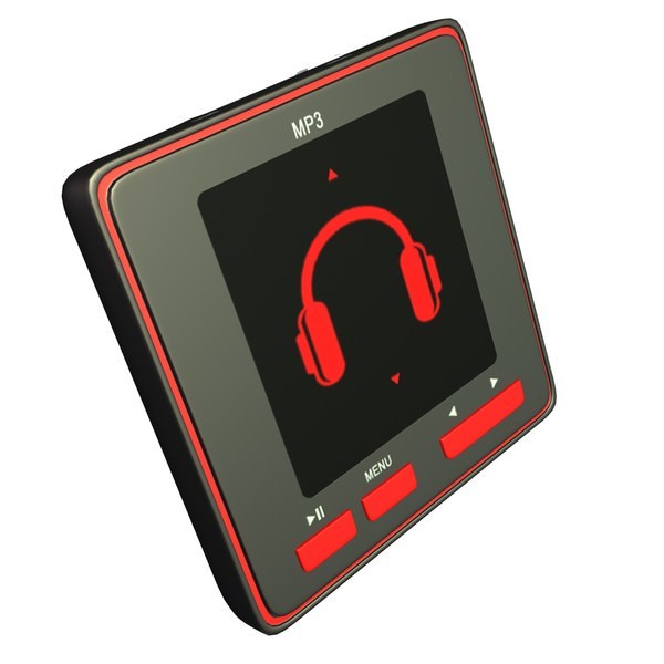 Reproductor de MP3 v1 Modelo 3D gratis - .obj .stl - Free3D