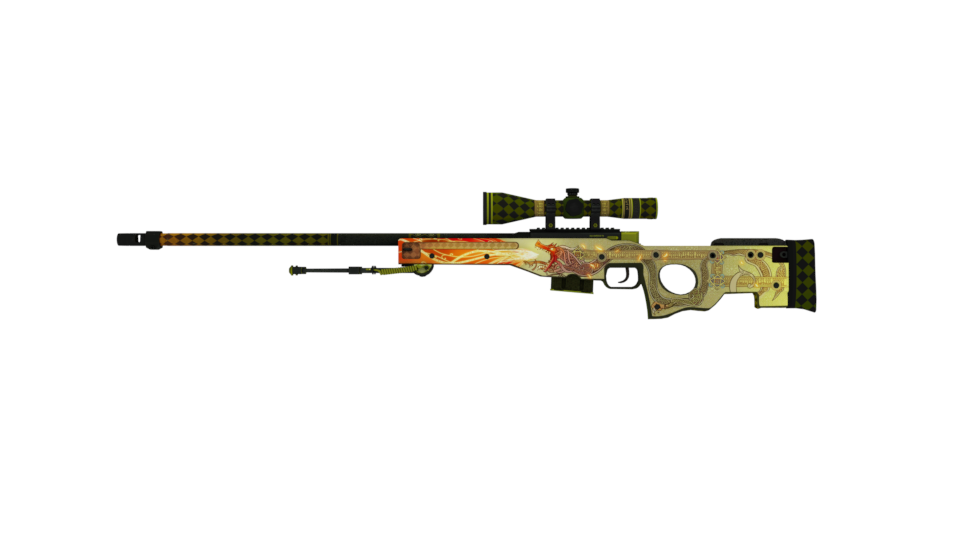 AWP Dragon Lore 免费的3D模型 - .blend - Free3D