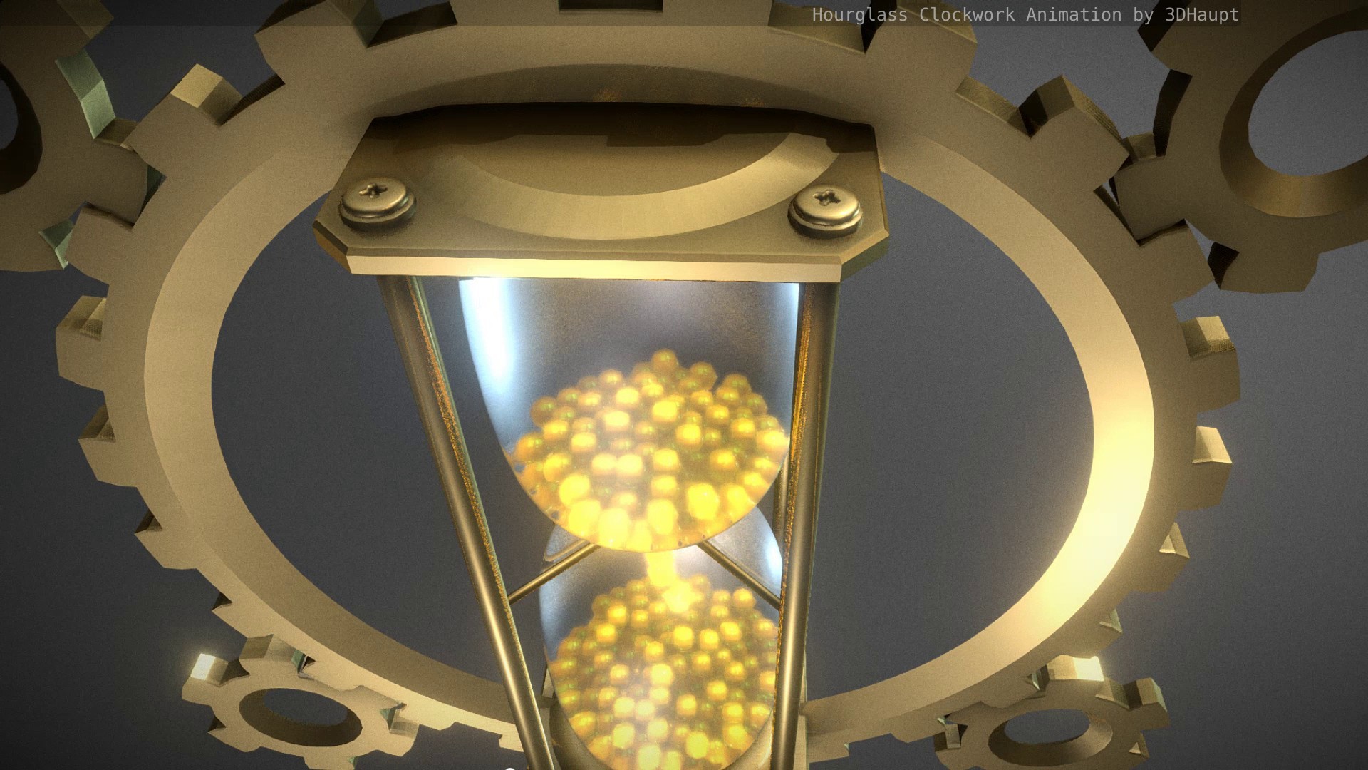 Hourglass Clockwork Animation Free 3D Model - .blend - Free3D