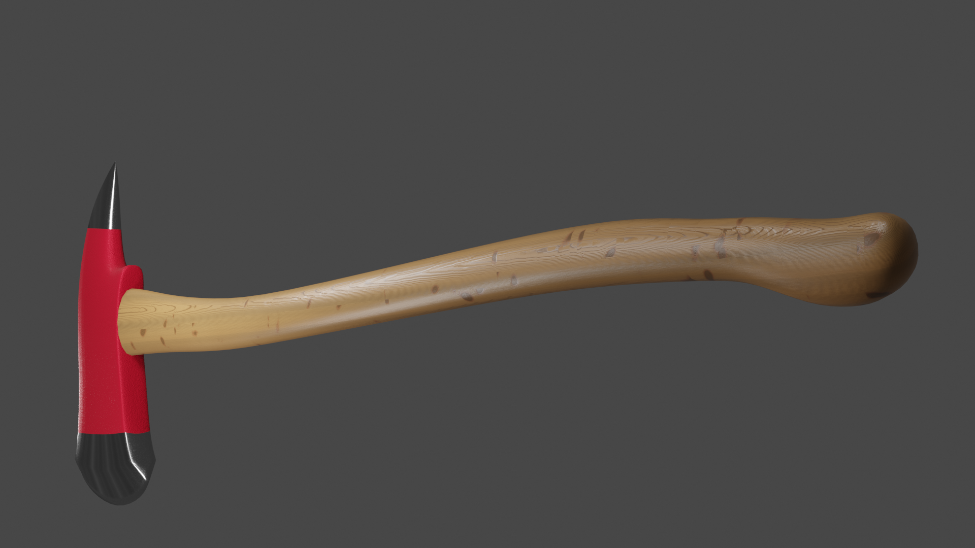 Firefighting axe Free 3D Model - .blend .obj .fbx .dae .ply - Free3D