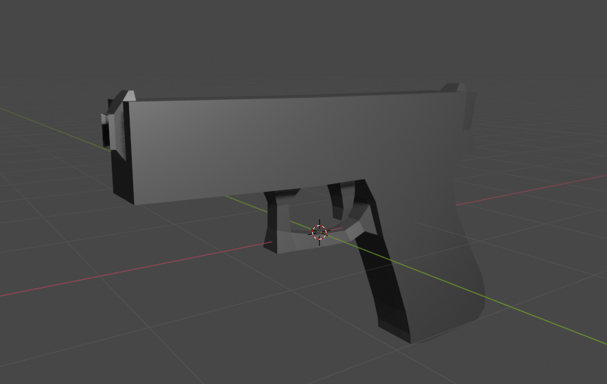 Simple Pistol Free 3D Model - .blend - Free3D