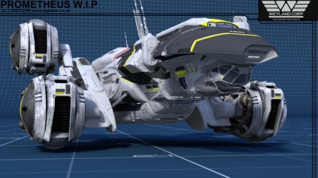 USCSS Prometheus Free 3D Model - .3ds - Free3D