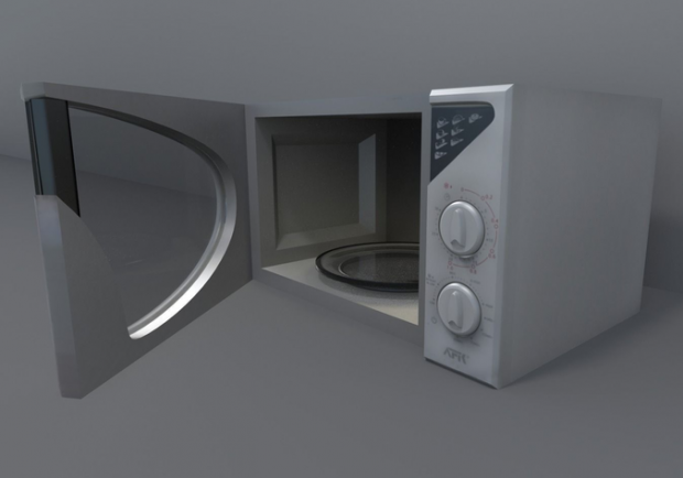 Microwave Free 3D Model - .3ds .obj .dae .blend .fbx .mtl .stl - Free3D