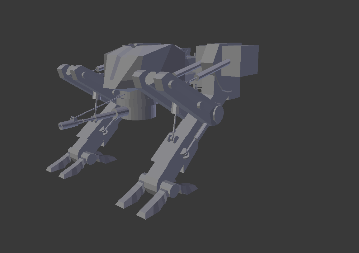 Mech Free 3D Model - .blend - Free3D