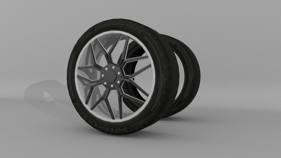 TYRE AND ALLOY RIMS Free 3D Model - .mb .obj - Free3D