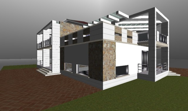 New Residence Free 3D Model - .obj .dwg .dxf - Free3D