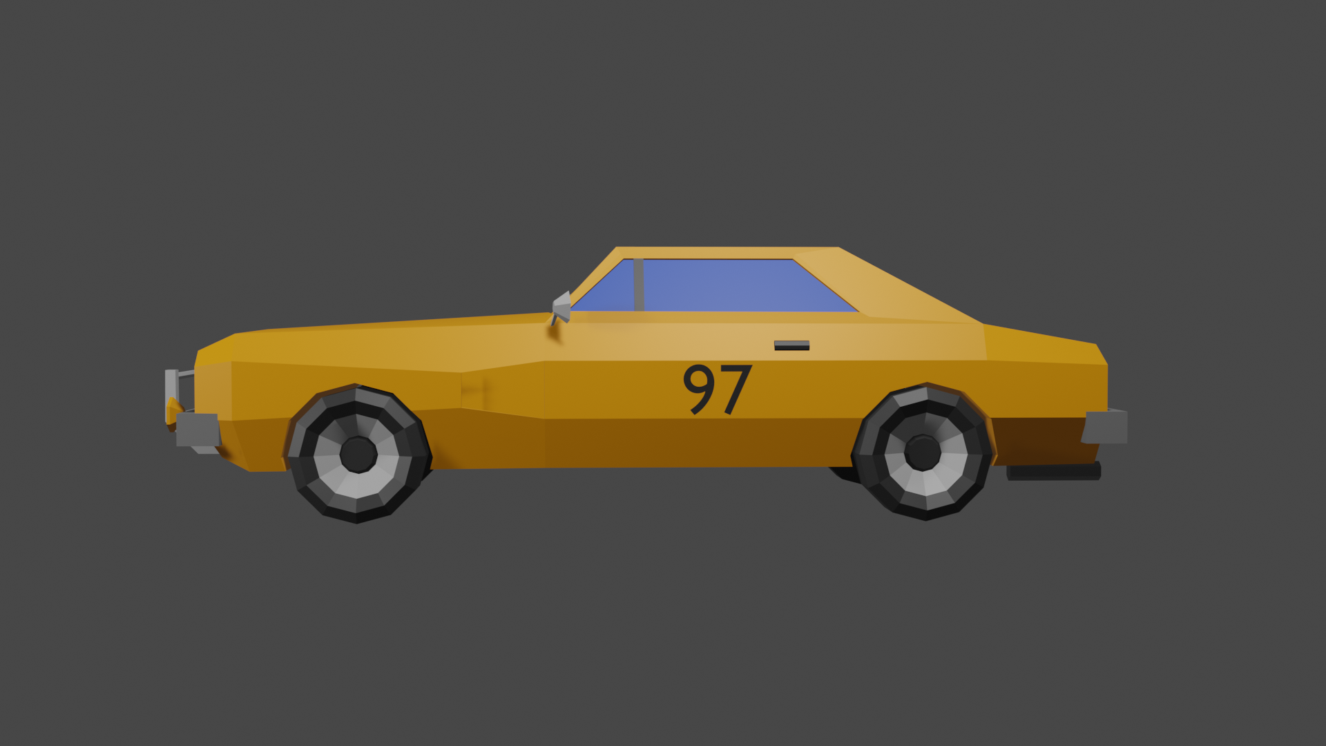 Low poly dodge Free 3D Model - .blend .fbx - Free3D