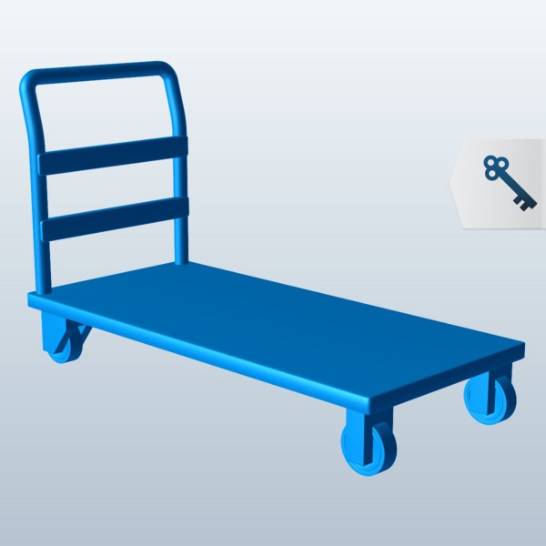 Platform Truck V1 Free 3D Model - .obj .stl - Free3D