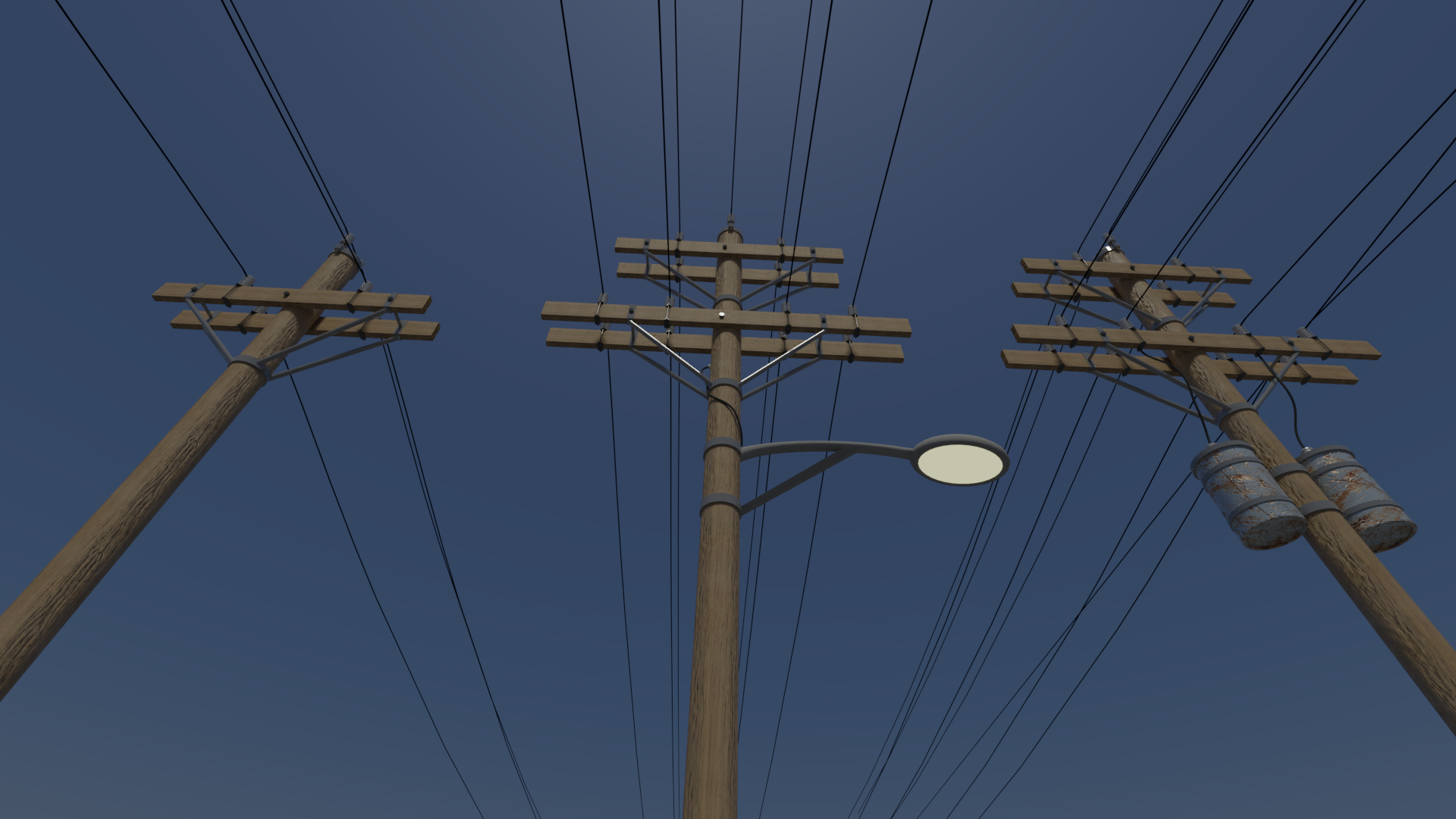 Power Pole V2 Free 3D Model - .blend - Free3D