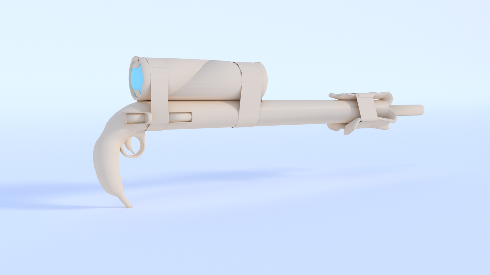 Banana Gun Free 3D Model - .obj - Free3D