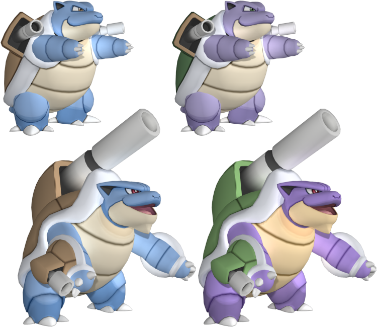 Blastoise (Pokemon) Free 3D Model - .dae .fbx - Free3D