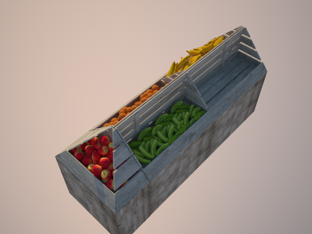 Fruit Stand Free 3D Model - .obj .max - Free3D