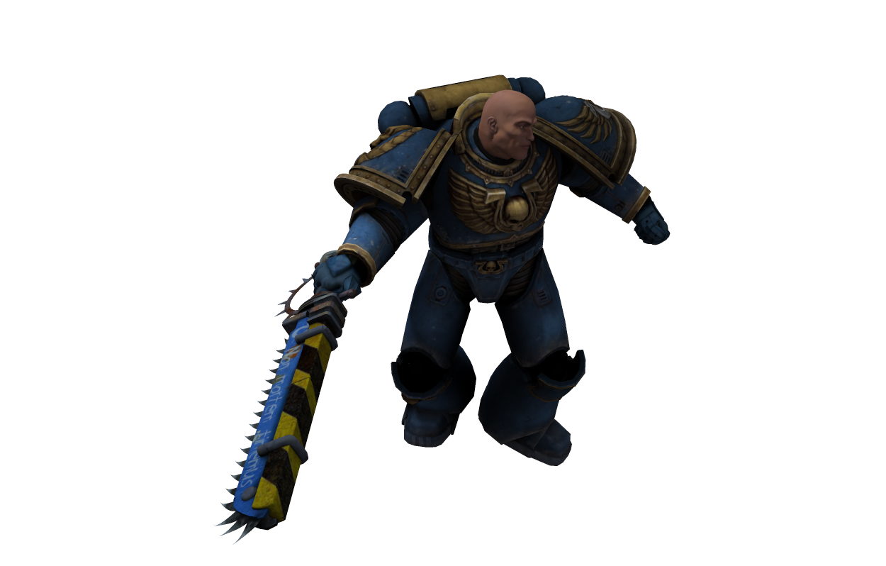 Captain space marine Free 3D Model - .obj .poser - Free3D