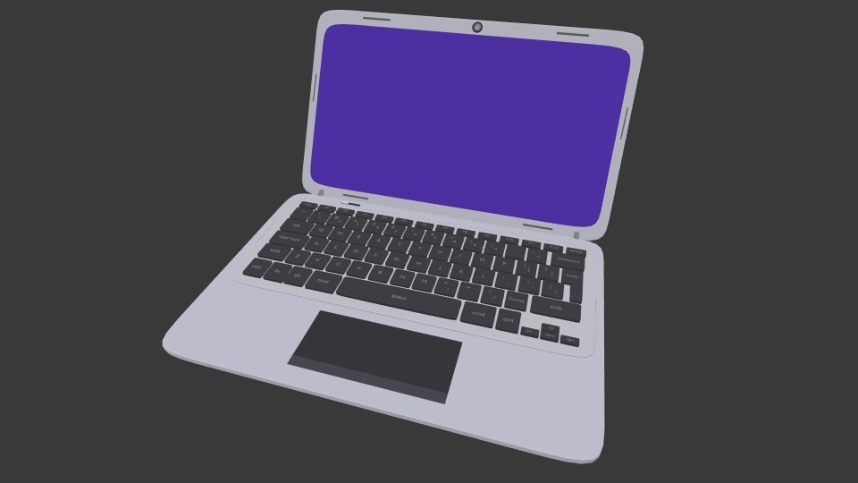 LAPTOP Free 3D Model - .blend - Free3D