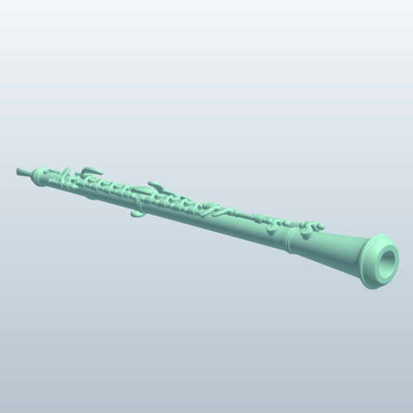Oboe v2 Free 3D Model - .obj .stl - Free3D