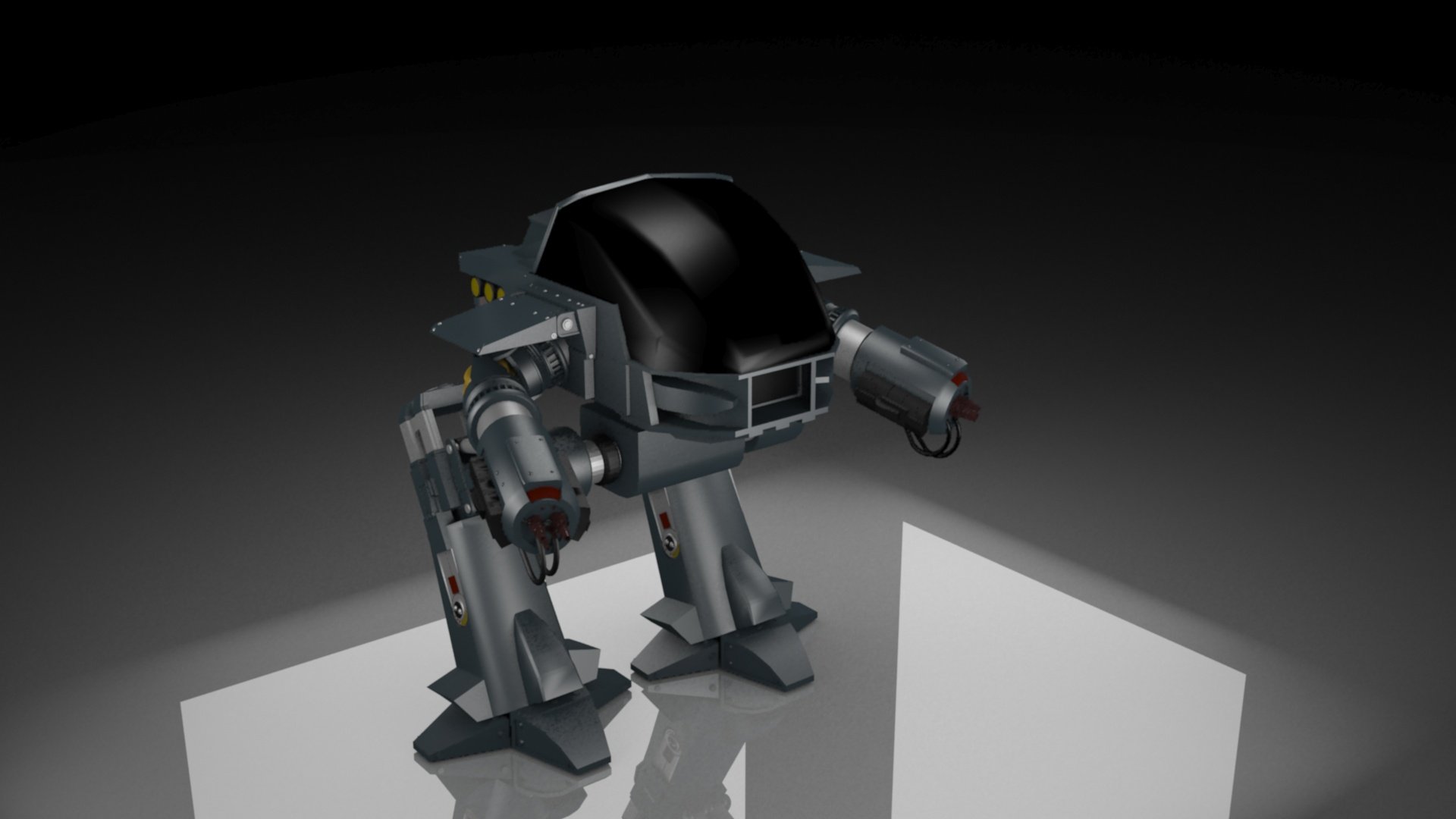 Robocop Battle Walker Free 3D Model - .max - Free3D