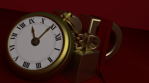Clock Free 3D Model - .obj .blend - Free3D