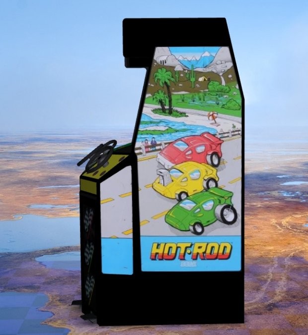 Hot Rod - Upright Arcade Machine Modelo 3D gratis - .3ds - Free3D