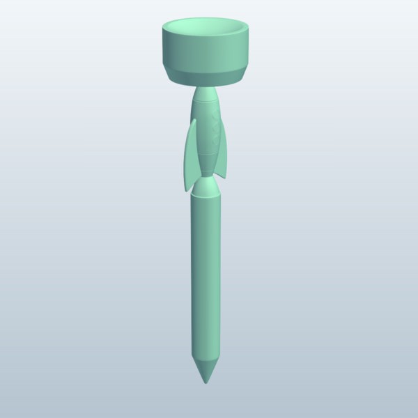 Rocket v2 Free 3D Model - .obj .stl - Free3D