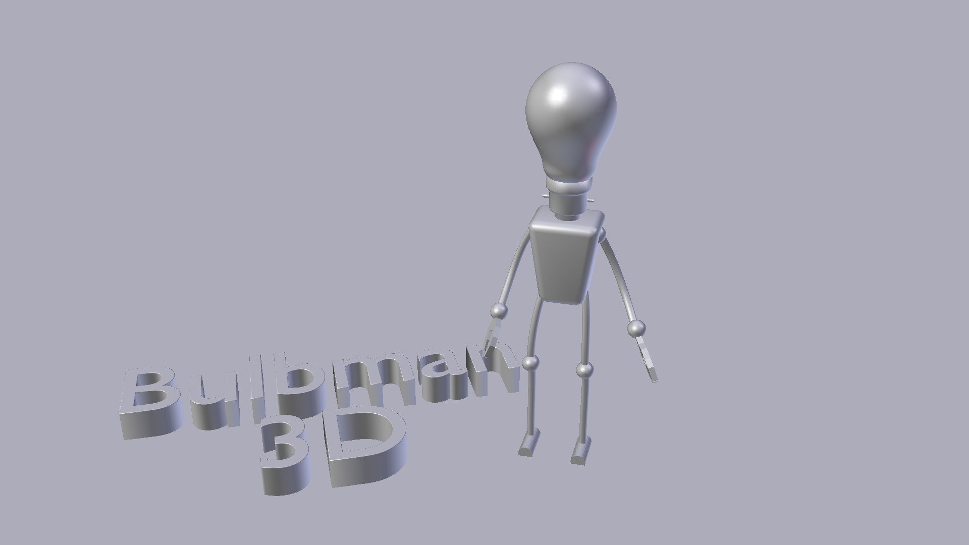 Bulbman Free 3D Model - .3ds .blend - Free3D