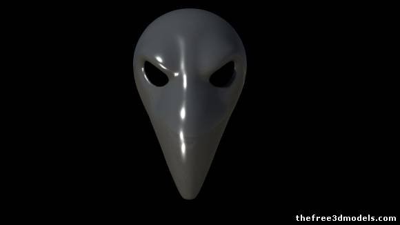 Mask Free 3D Model - .mb - Free3D