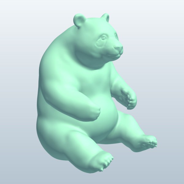 Panda v4 Free 3D Model - .obj .stl - Free3D