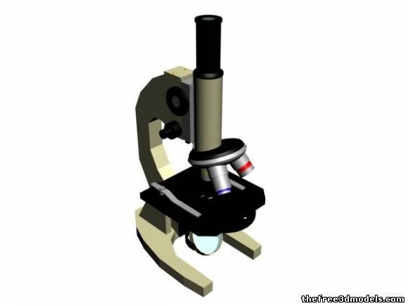 Compound microscope Free 3D Model - .obj .max - Free3D