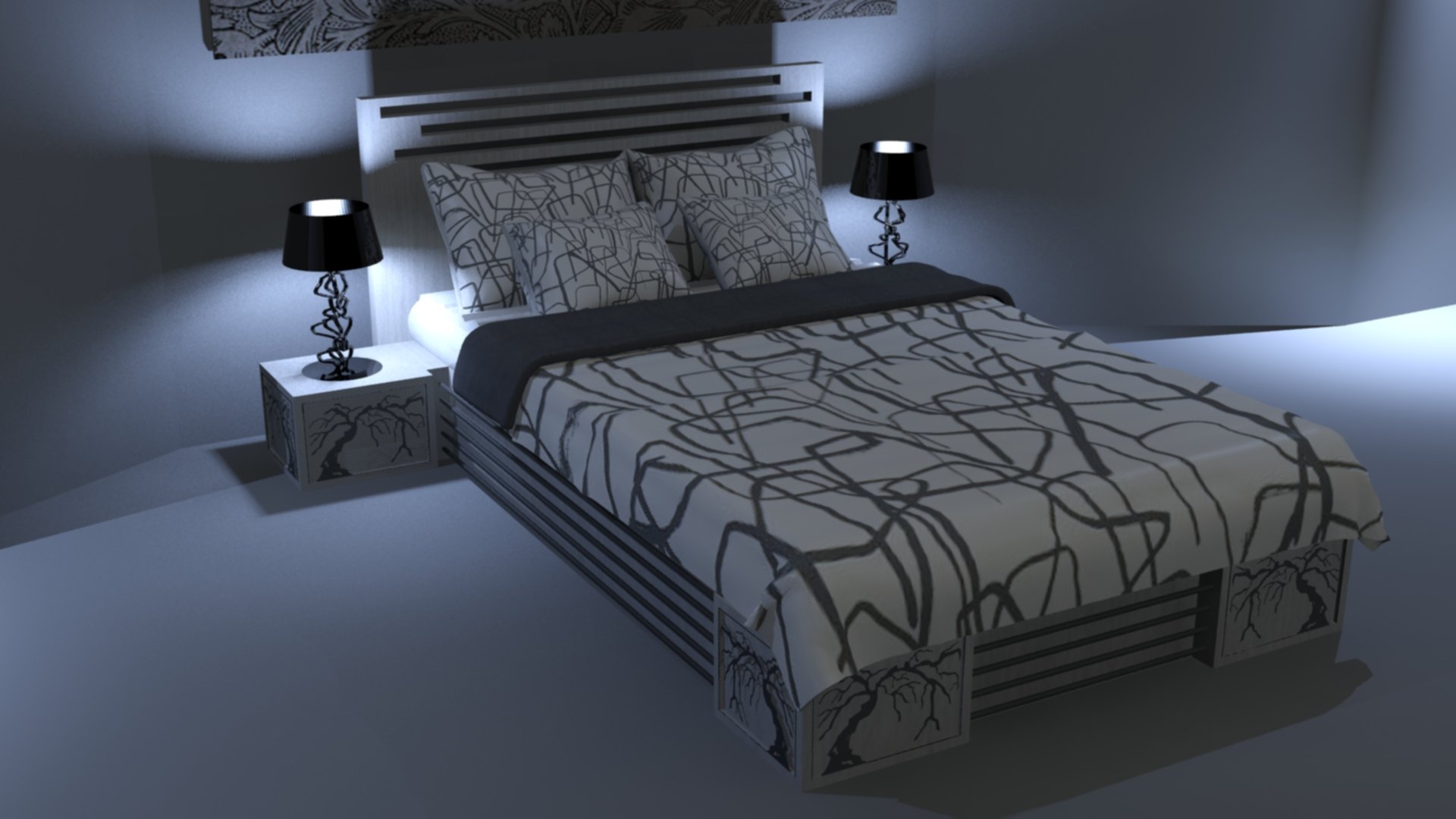 Bed Free 3D Model - .max - Free3D