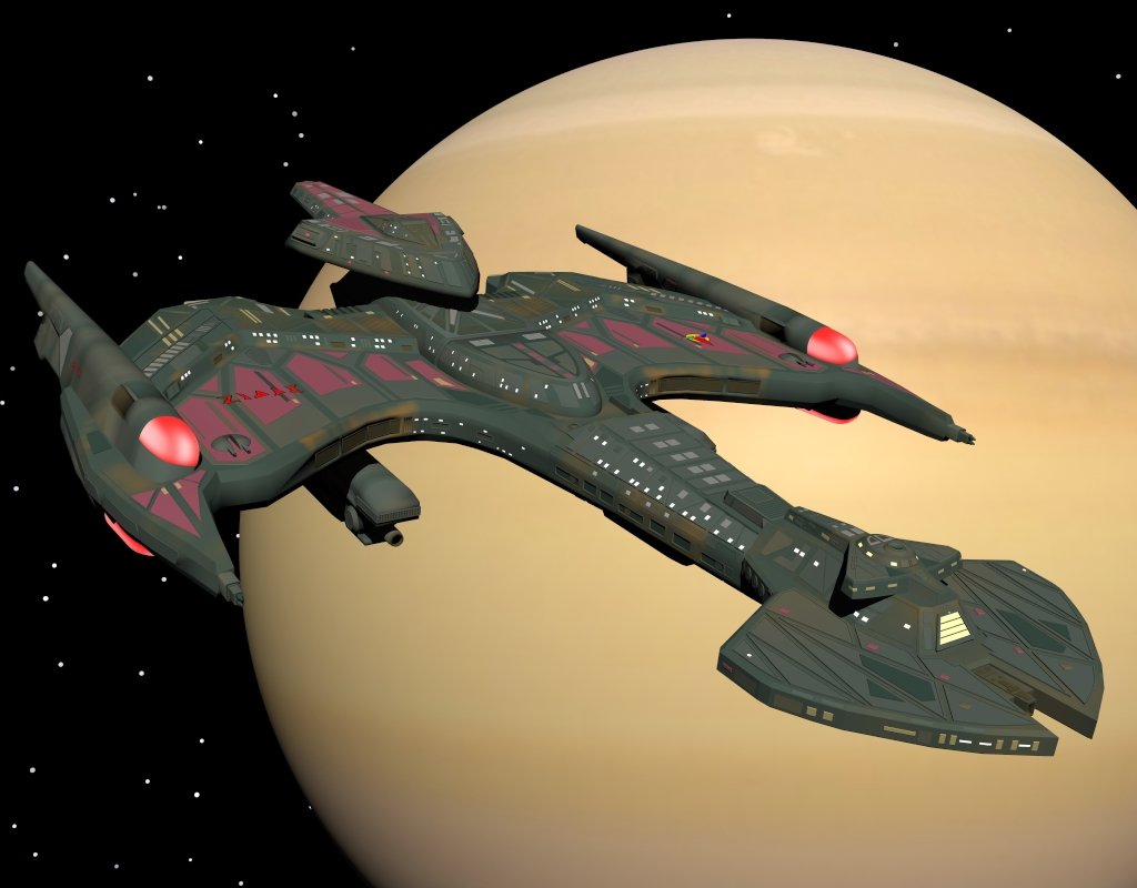 Negh Var class klingon spaceship Free 3D Model - .obj - Free3D